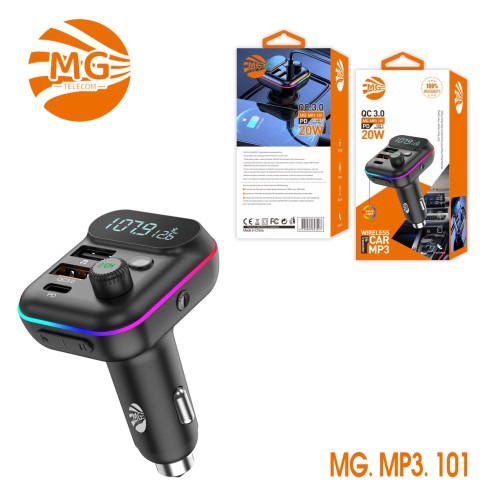 FM Transmitter met Quick Charge 3.0 en USB-C 20W – Telesun